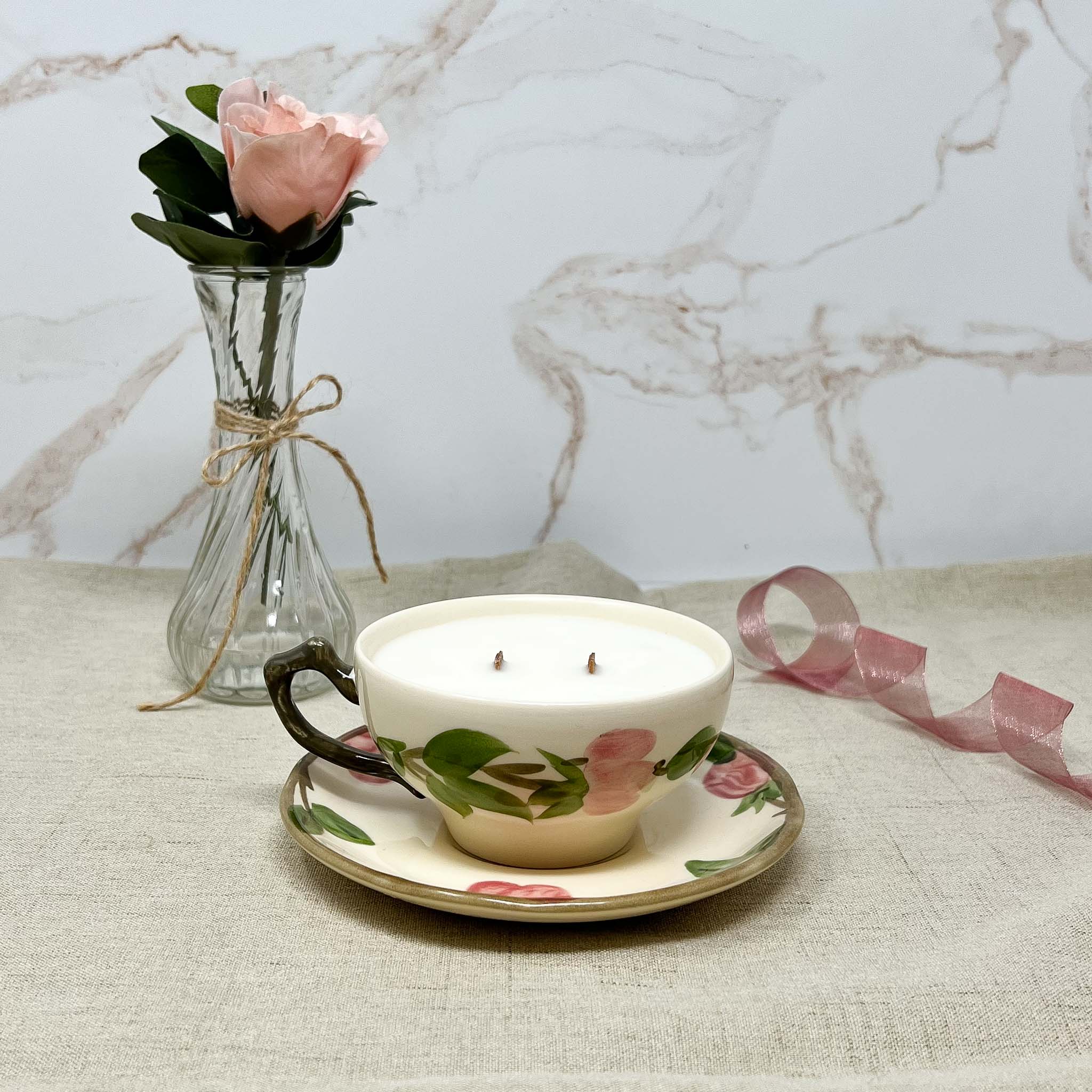 Scented Teacup Candle | Upcycled from YOUR china – The Brooklyn Teacup