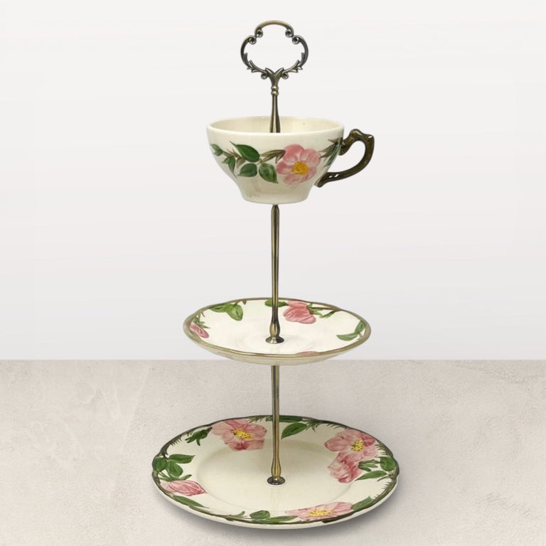 Vintage Franciscan Desert Rose | Tiered Trays & Display Stands – The ...