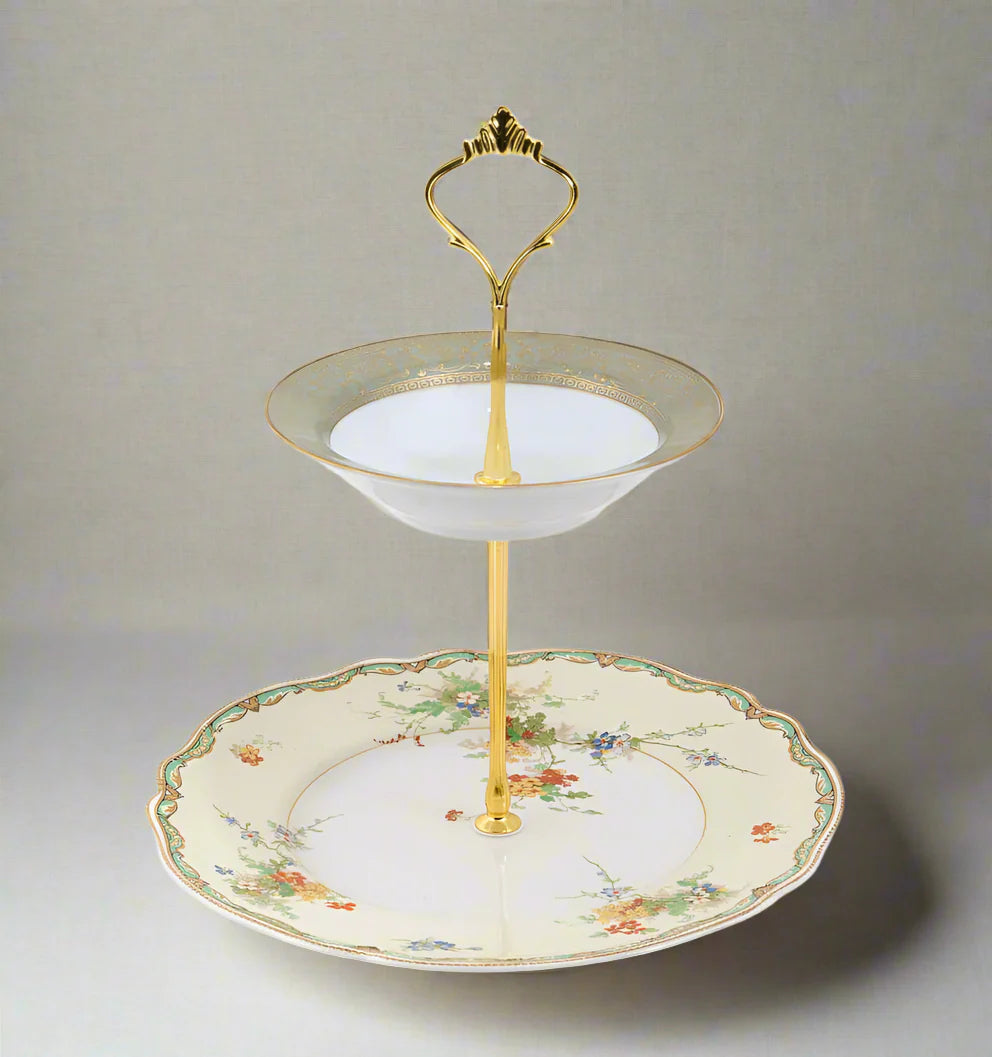 Monroe 2-Tier Serving Tray – The Brooklyn Teacup