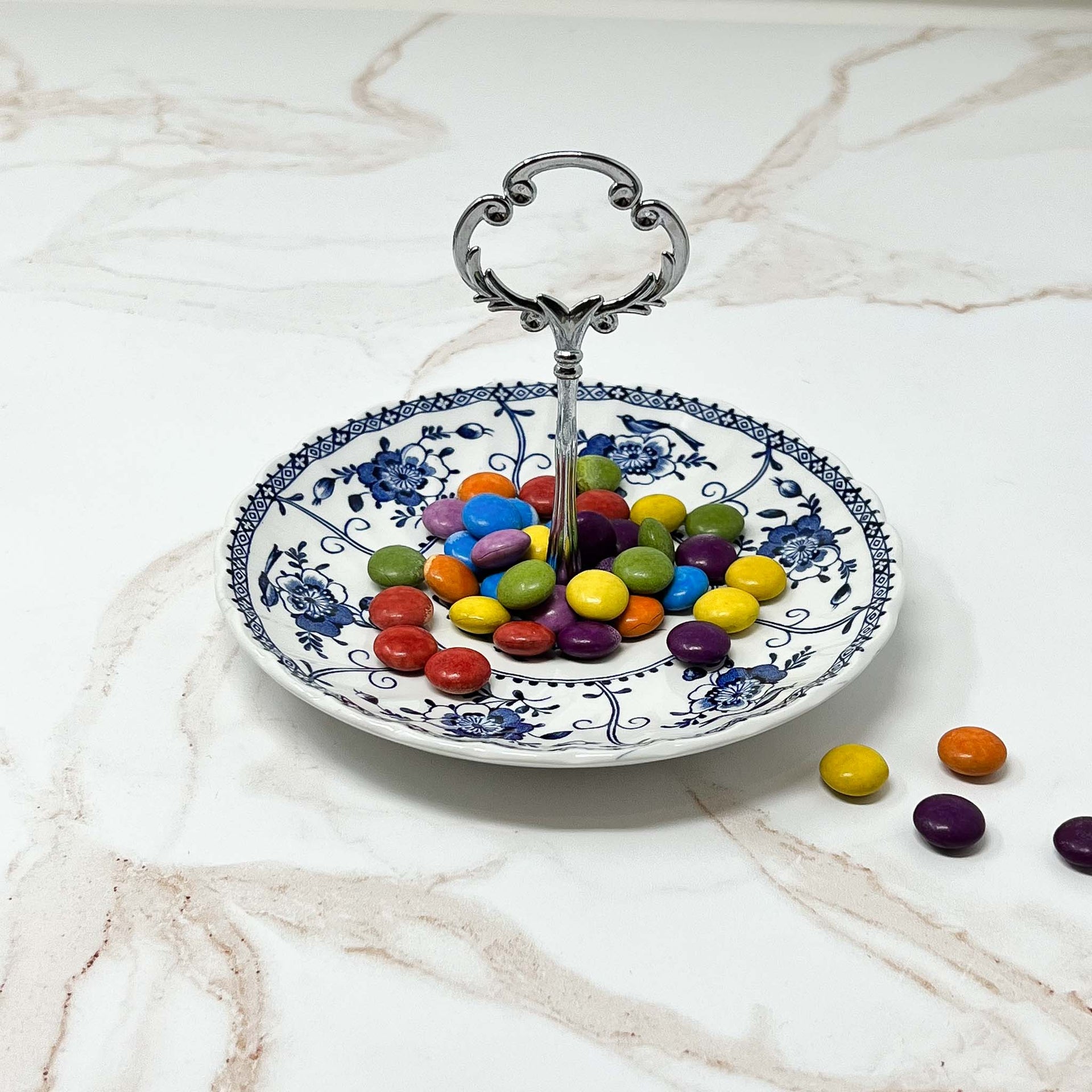 Vintage Sugar Dishes made from blue & white transferware china – The ...